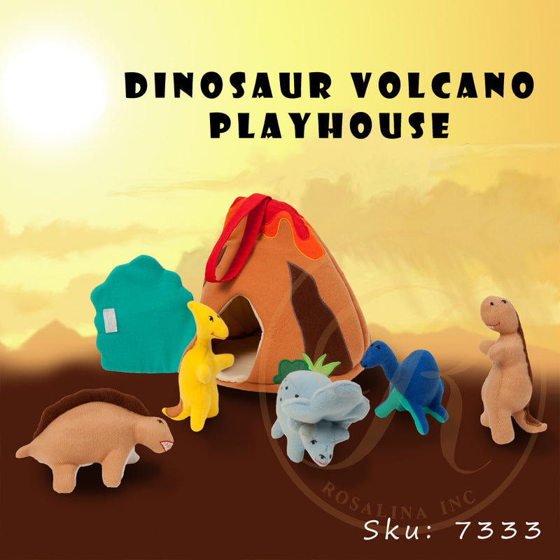 dinosaur volcano set